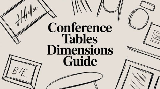 Conference Tables Dimensions Guide | Cubicle By Design