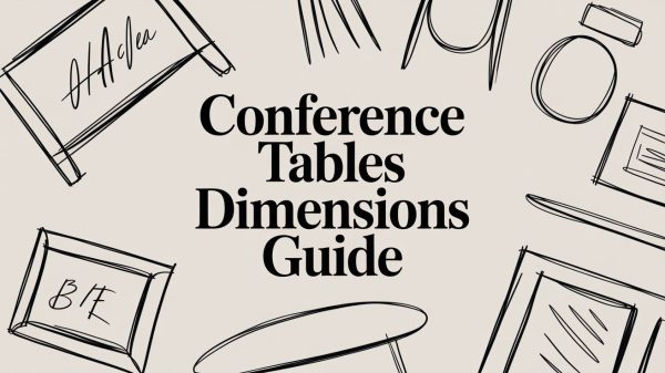 Conference Tables Dimensions Guide | Cubicle By Design