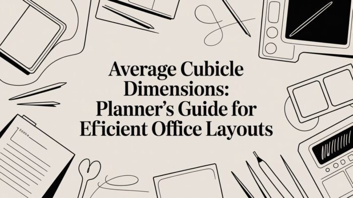 Average Cubicle Dimensions: A Planner's Guide for Efficient Office ...
