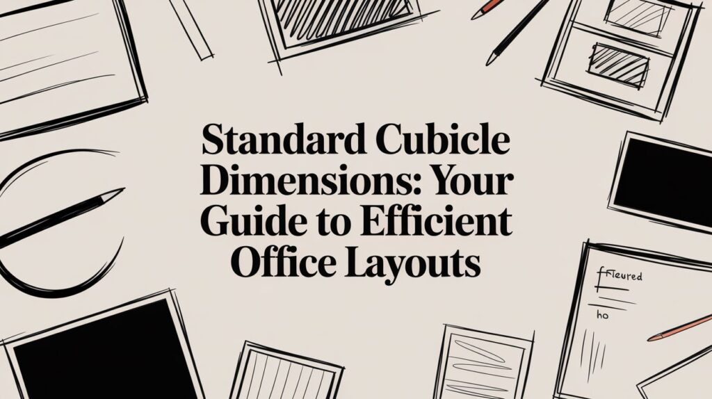 Standard Cubicle Dimensions: Your Guide to Efficient Office Layouts