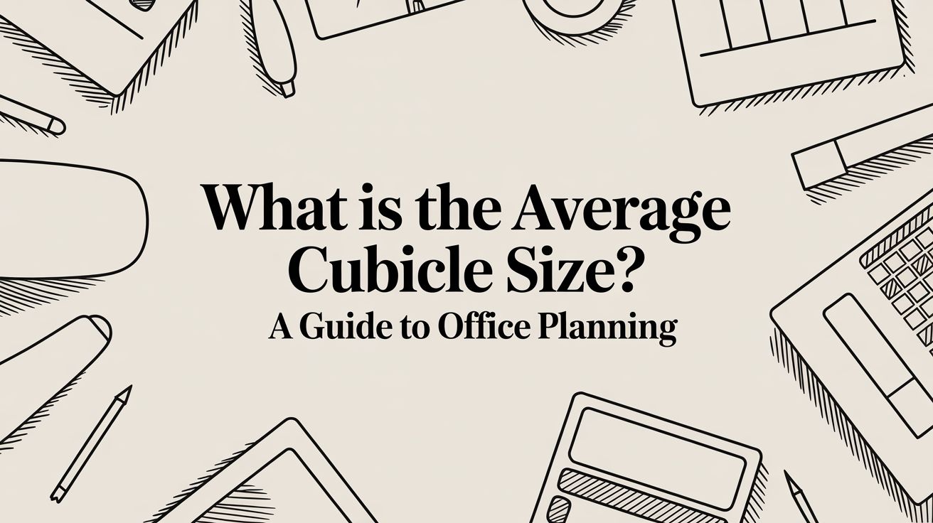 What Is The Average Cubicle Size? A Guide To Office Planning | Cubicle ...