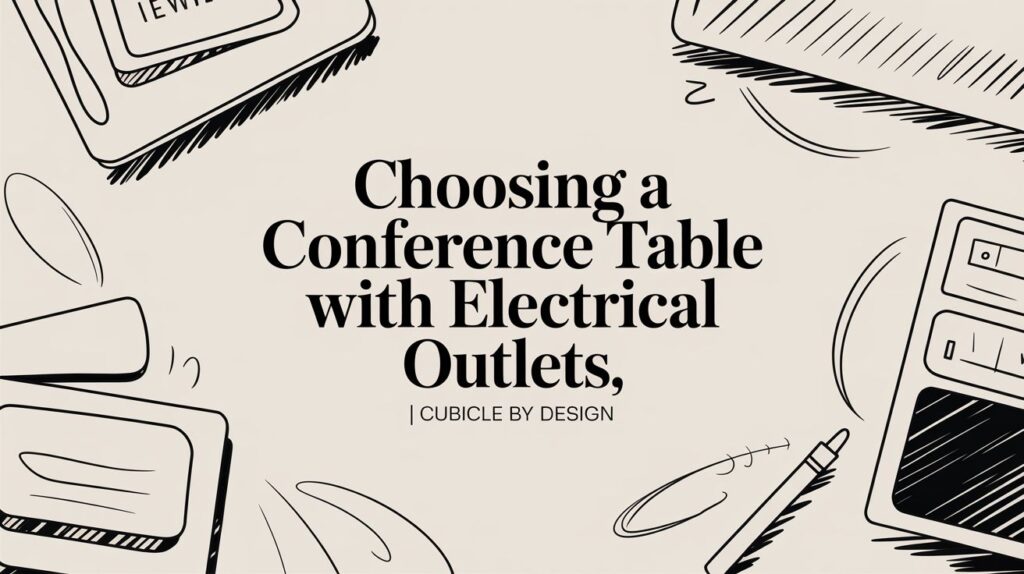 Conference Table with Electrical Outlets | Your 2024 Guide | Cubicle By ...