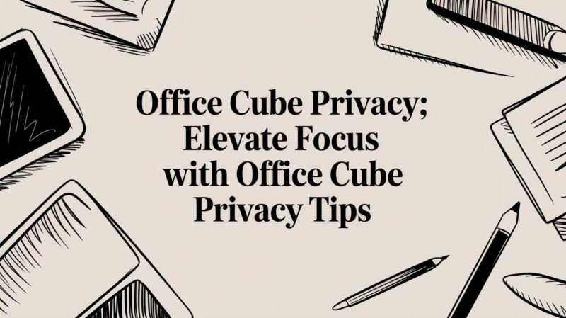 Office Cube Privacy: Elevate Focus with Our Expert Tips | Cubicle By Design