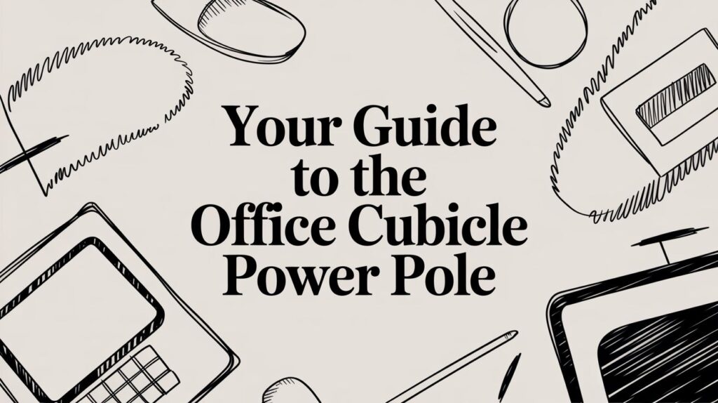 Your Guide to the Office Cubicle Power Pole | Cubicle By Design