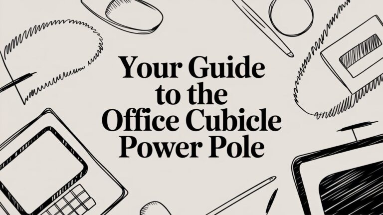 Your Guide to the Office Cubicle Power Pole | Cubicle By Design