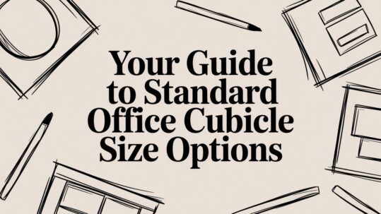 A Guide to Standard Office Cubicle Size Options for Your Workspace