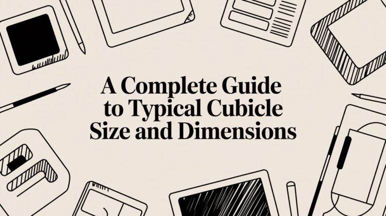 A Complete Guide to Typical Cubicle Size and Dimensions | Cubicle By Design