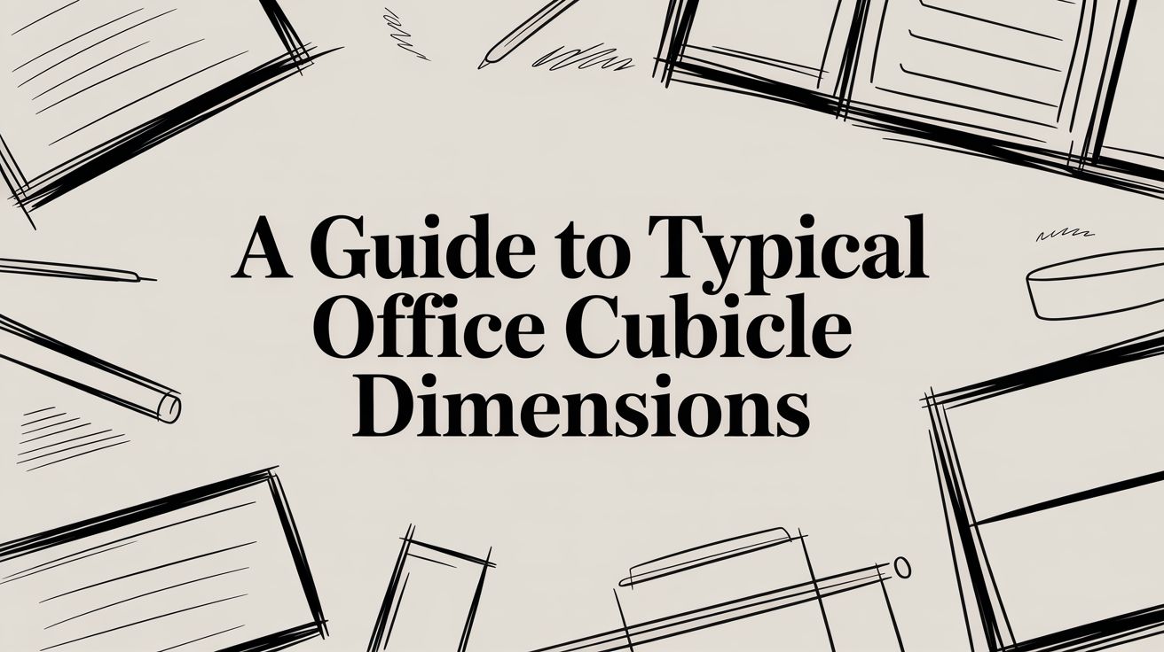 A Guide to Typical Office Cubicle Dimensions