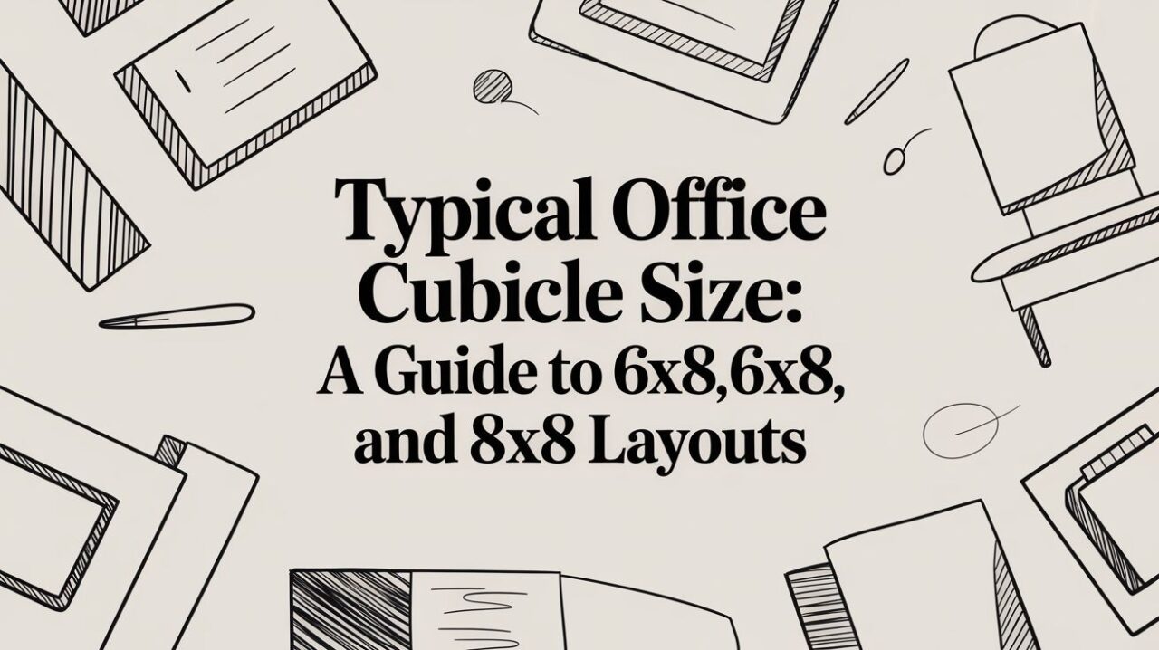 A Guide to Typical Office Cubicle Size: 6x6, 6x8, and 8x8 Layouts ...