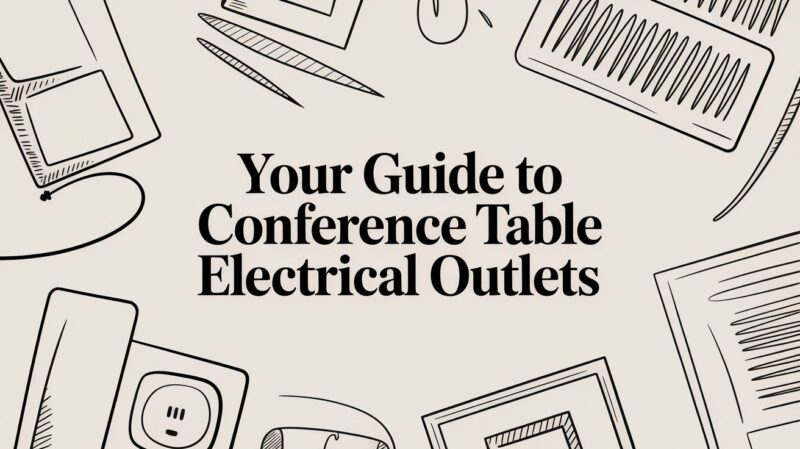 Your Guide to Conference Table Electrical Outlets | Cubicle By Design