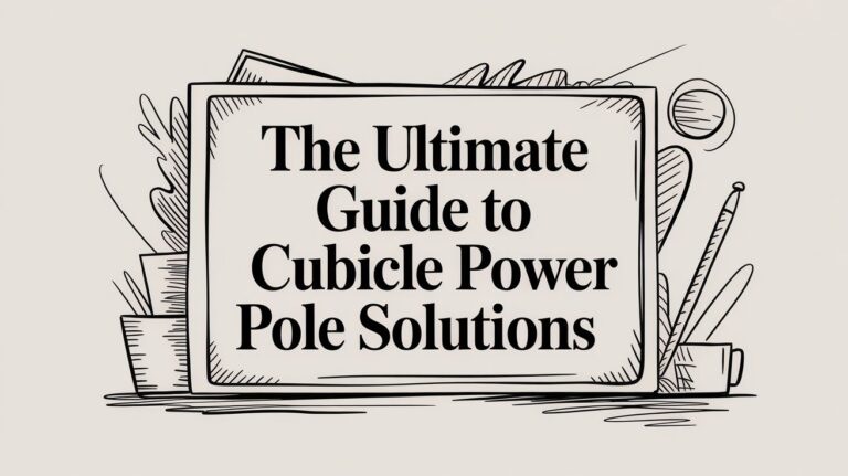 The Ultimate Guide to Cubicle Power Pole Solutions | Cubicle By Design