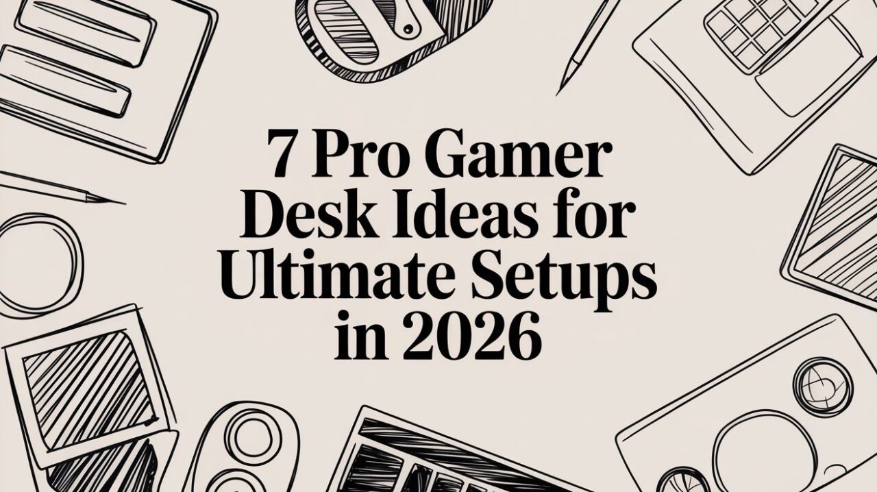 7 Pro Gamer Desk Ideas for Ultimate Setups in 2026