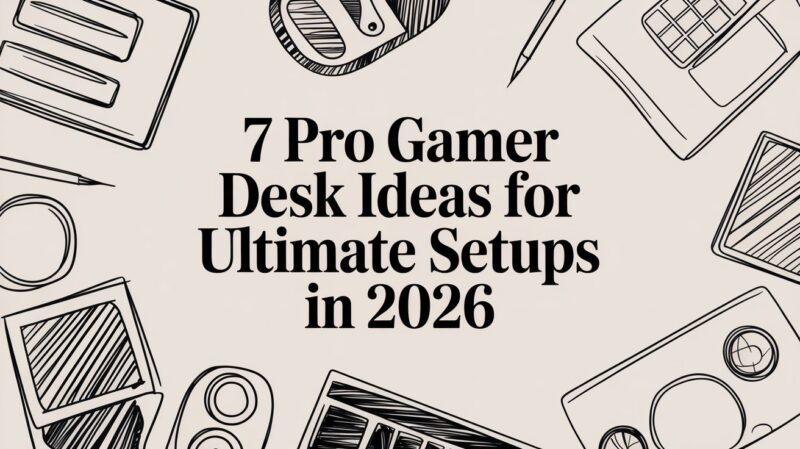 7 Pro Gamer Desk Ideas for Ultimate Setups in 2026